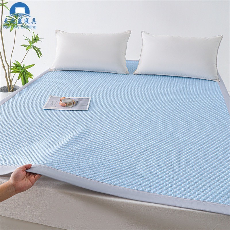 Summer Cool Ice Silk Mattress Protector Plain Sheets Single/Super ...