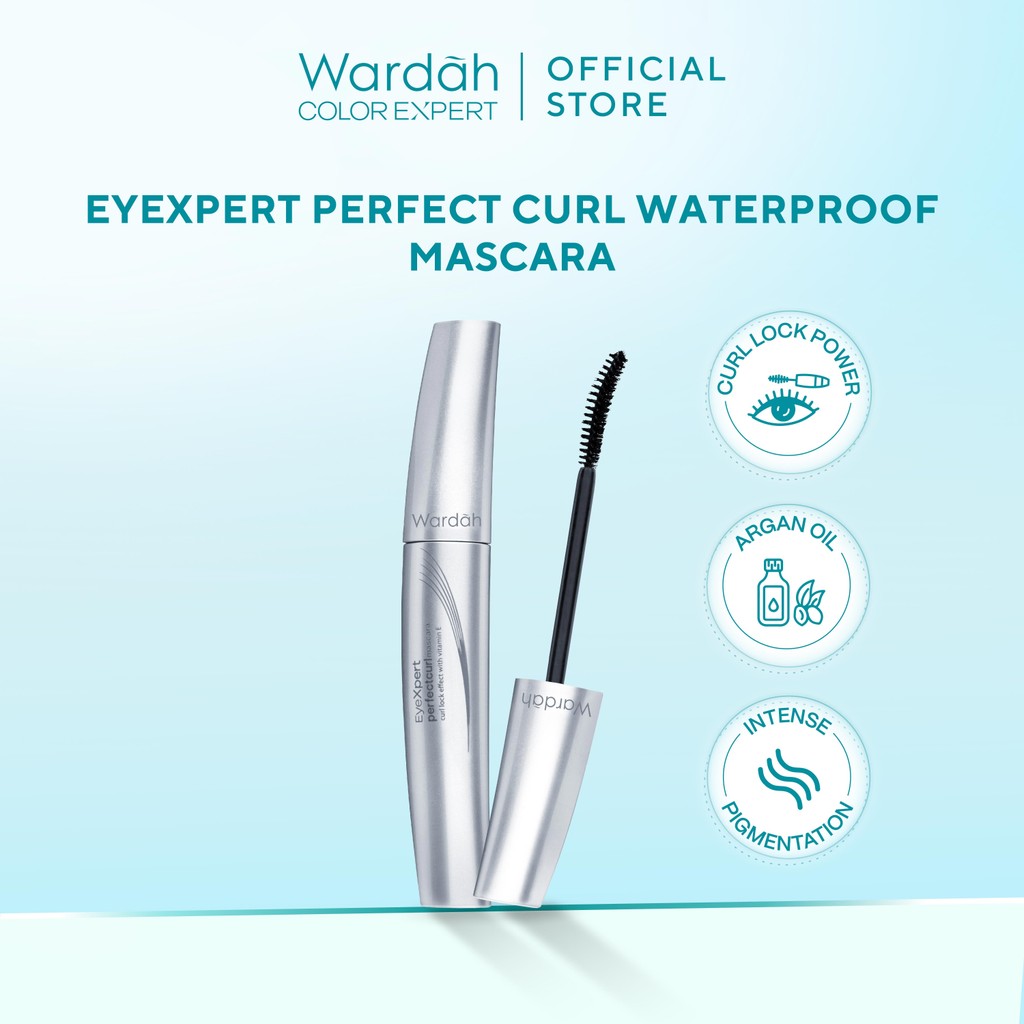 Wardah EyeXpert Perfectcurl Mascara- Waterproof Mascara, Curls Lashes ...