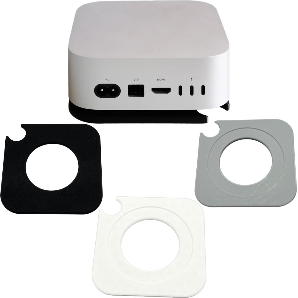 Stand for Mac Mini M4 2024,3D Printed Dustproof Base for Mac Mini M4 ...