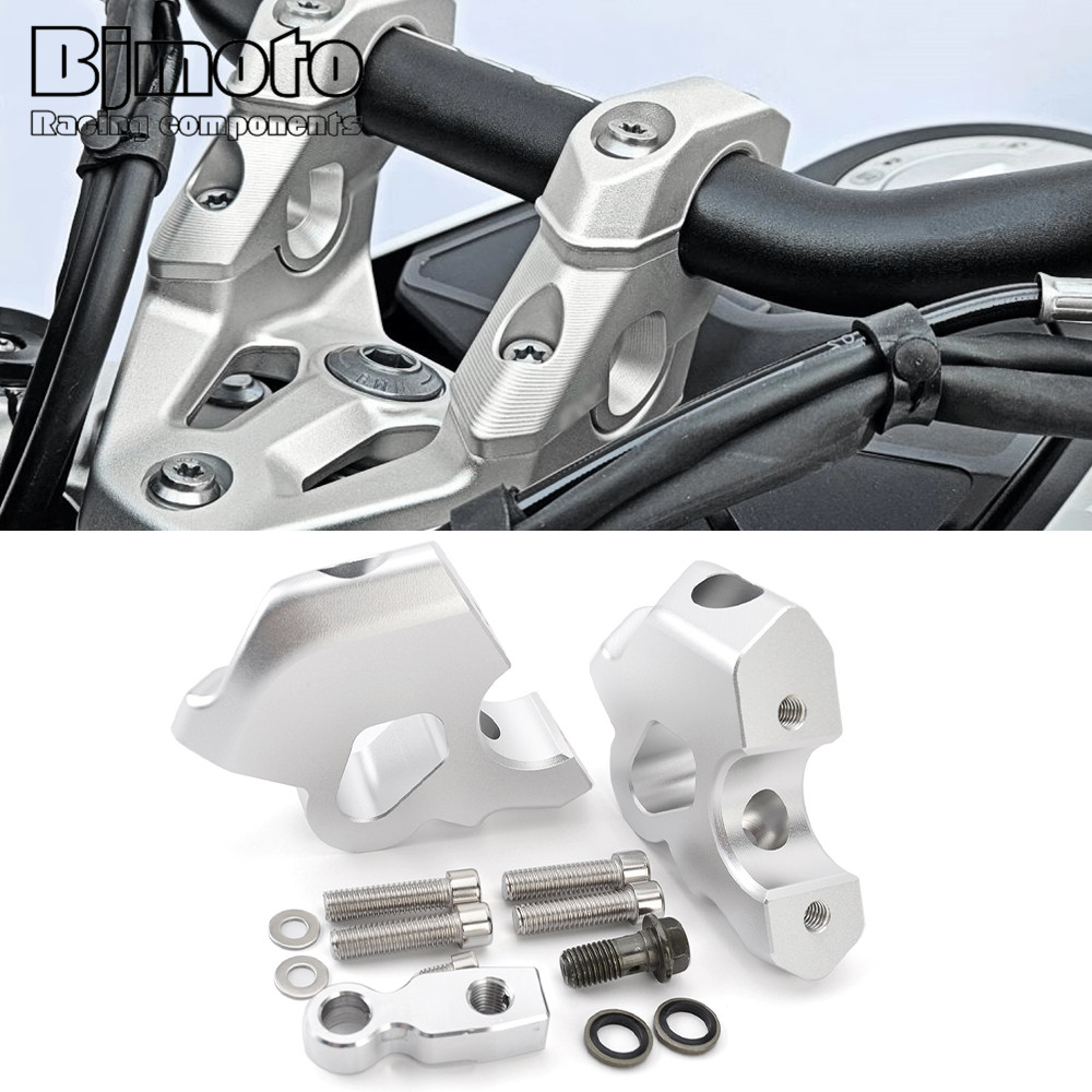Motorcycle Handlebar Risers Height up Drag Handle Bar Clamp Extend ...