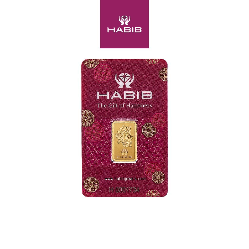 HABIB 5g 999.9 Gold Bar - Accredited by London Bullion Market ...