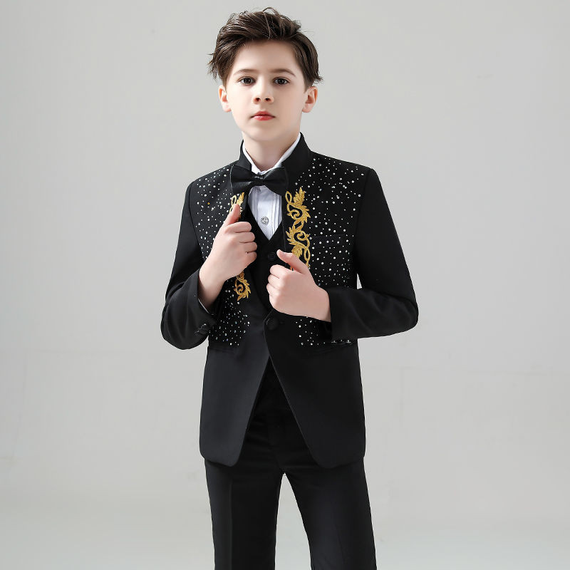 Boy Suit Piano Dress Children Suit Jacket British Little Boy Host Big ...