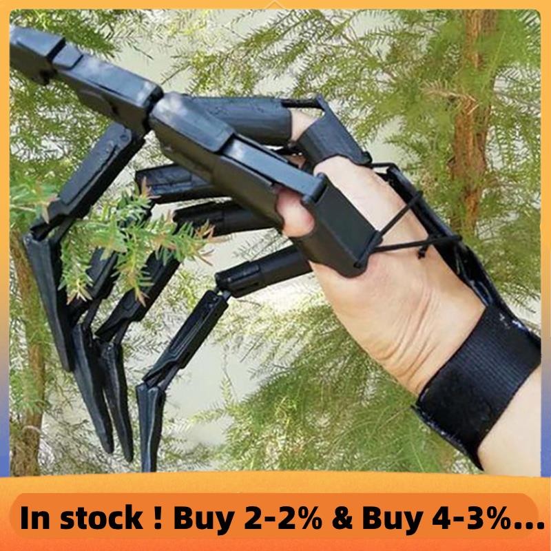 Halloween Articulated Fingers Scarry Fake Fingers Skeleton Hands Realistic Horror Ghost Claw ...