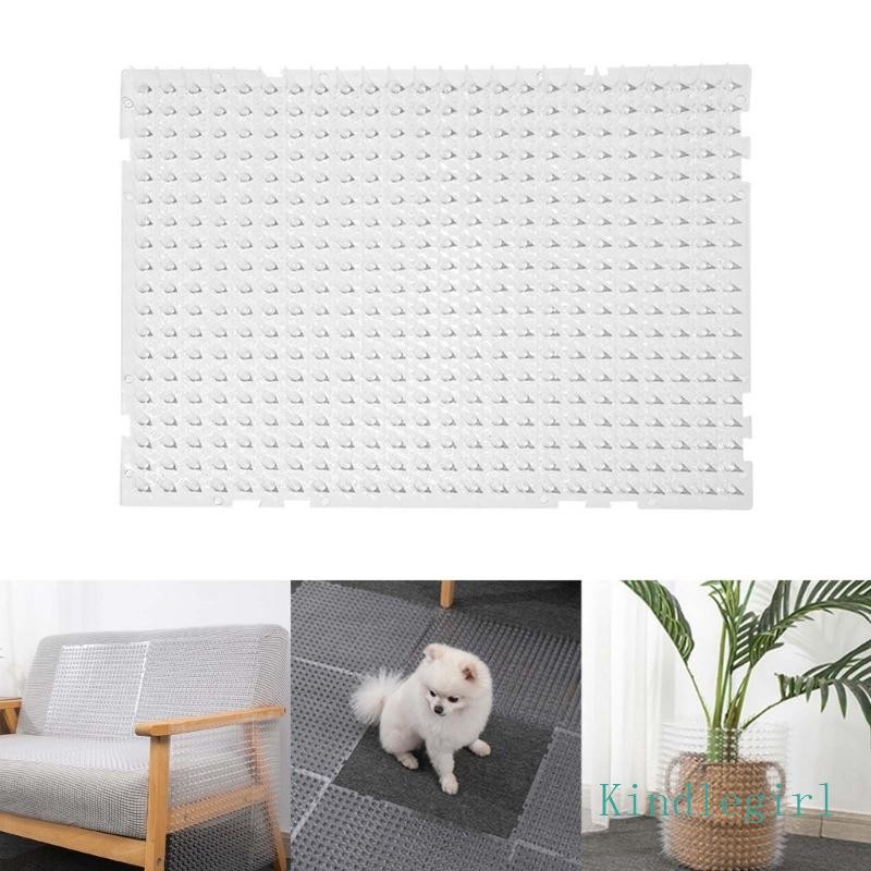 DLAY Cat Deterrent Mat with Spikes Clear Plastic Spikes Mat Indoor ...