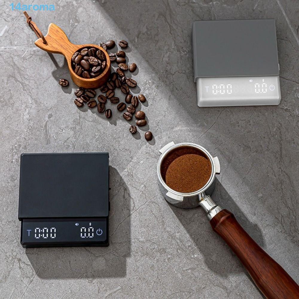 AROMA Coffee Scale, Timer Digital Electronic Scale, Mini High Precision ...