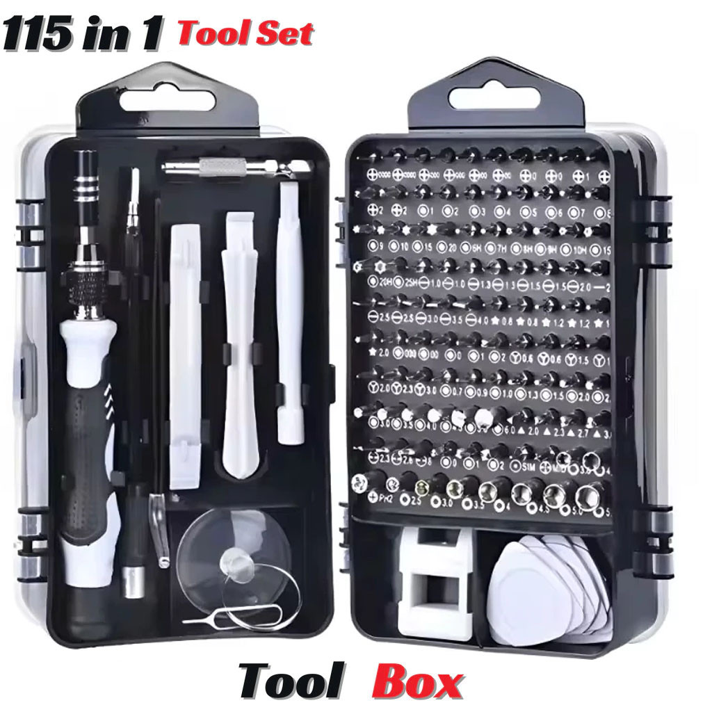115 in 1 Magnetics DIY Repair Tool Kit PC Mobile Phone Precision ...