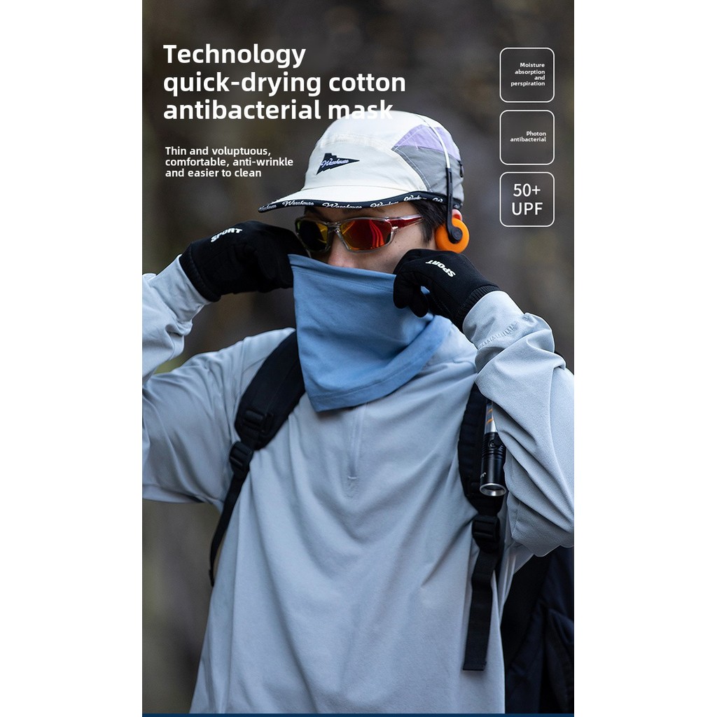 [ Ready stock] Men's High-end bib mask antibacterial technology quick ...