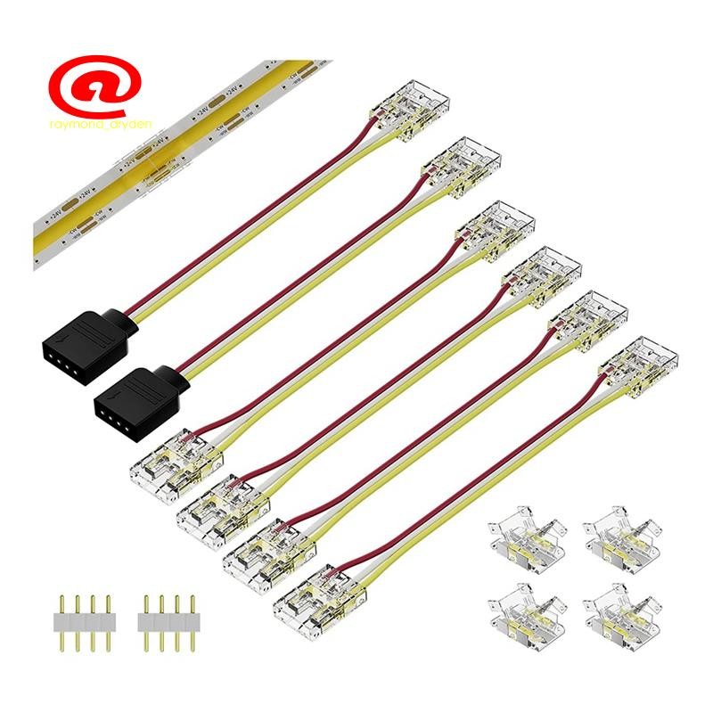 10mm Led Strip Connectors for CCT Tunable COB LED Strip Light ...