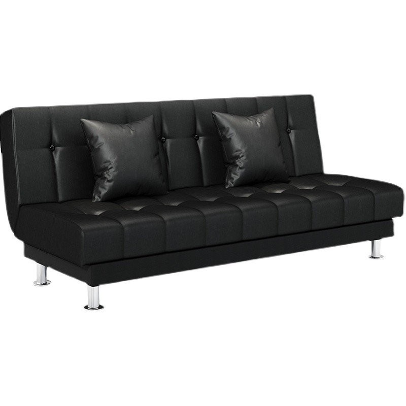 Rental Small Guest Type PU Imitation Leather Art Sofa Foldable Dual-use ...