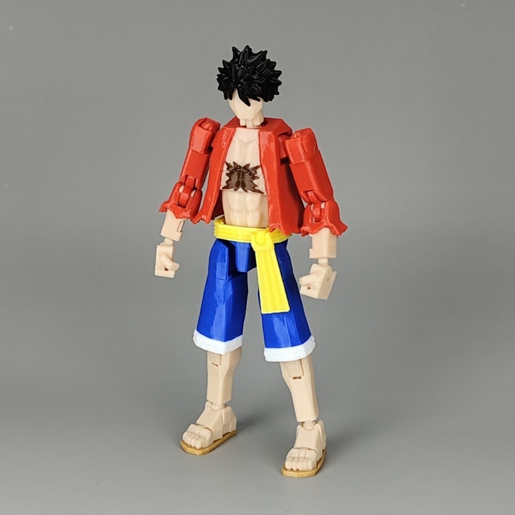 9l Original Body One Piece One Piece Luffy Multi-Joint Lucky 133D ...