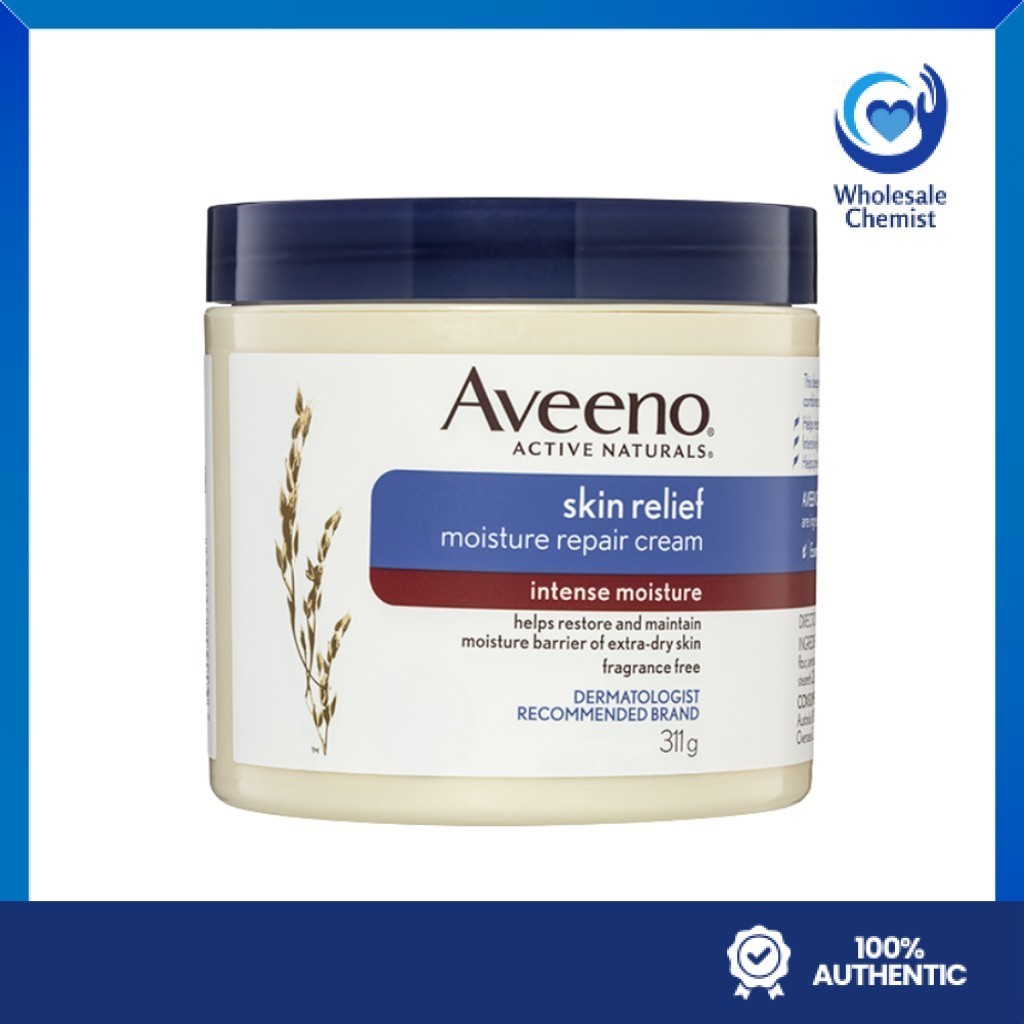 Aveeno Intense Moisture Skin Relief Repair Cream (311g) | Shopee Malaysia