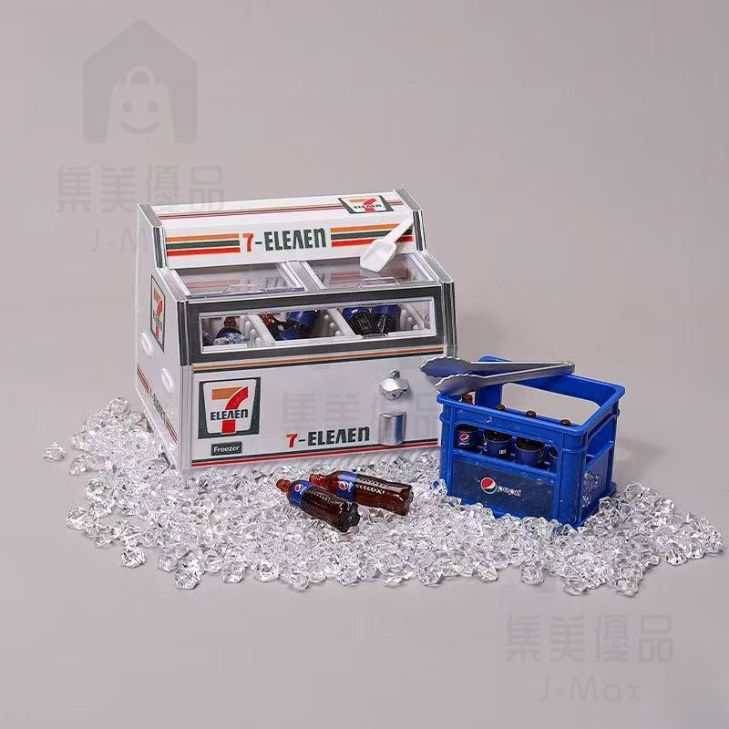 Doll House Children's Toys Miniature Mini Kitchen Freezer Refrigerator ...