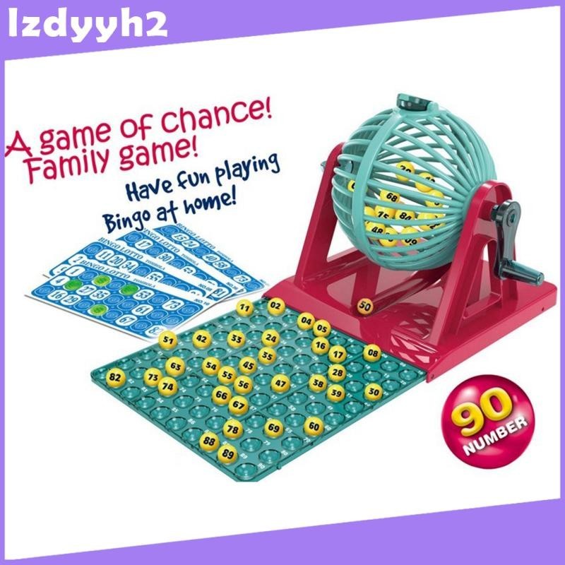 [LzdyyhacMY] Bingo Game Set, Bingo Lottery Game, Vintage Bingo Set ...