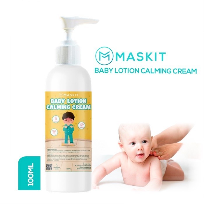 Maskit Calming Lotion Baby & Kids Krim Penghangat dan Pereda Kolik Bayi ...