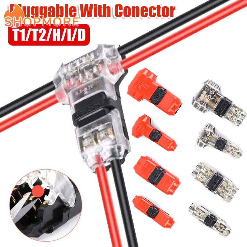 Automotive No-peel Quick Terminal Connections Joiners / 2- Pin ...