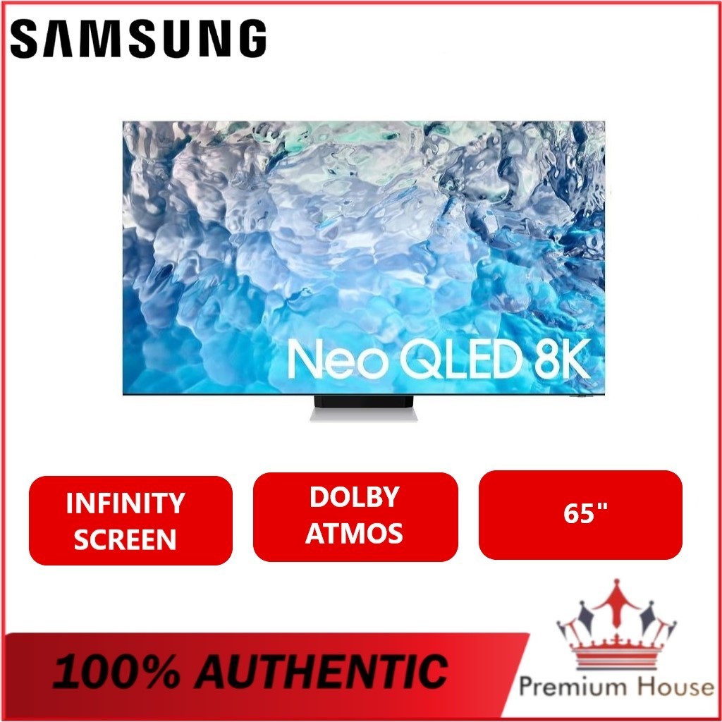 SAMSUNG 65" NEO QLED 8K QN900B QA65QN900BKXXM WITH DOLBY ATMOS NEUTRAL ...