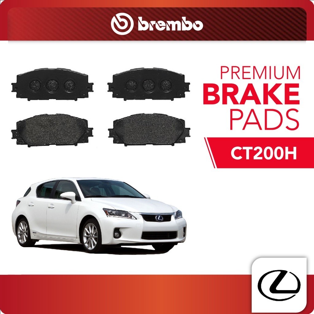BREMBO Front Brake Pads (1 set) For Lexus CT200h | Shopee Malaysia
