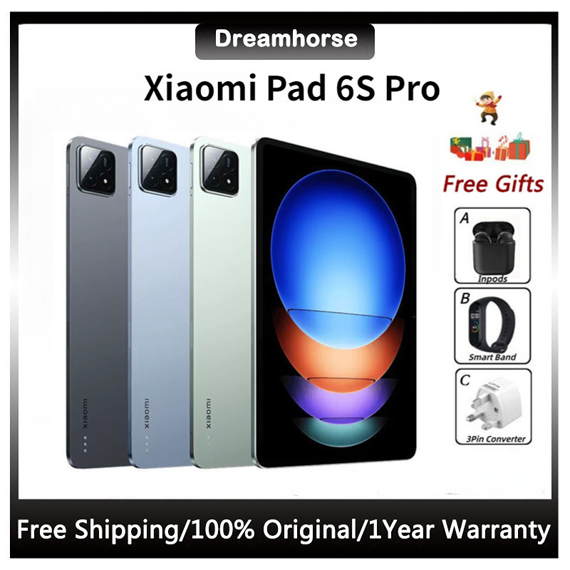 Xiaomi Pad 6s Pro Tablet / 12.4 inch /Hyper OS 12.4 /120W Fast Charging ...