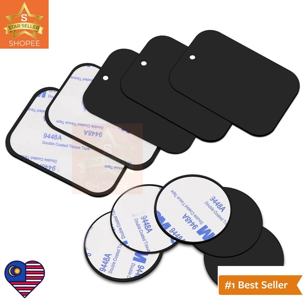 (MW)Universal Metal Plate Disk for Magnetic Phone Car Mount Holder ...