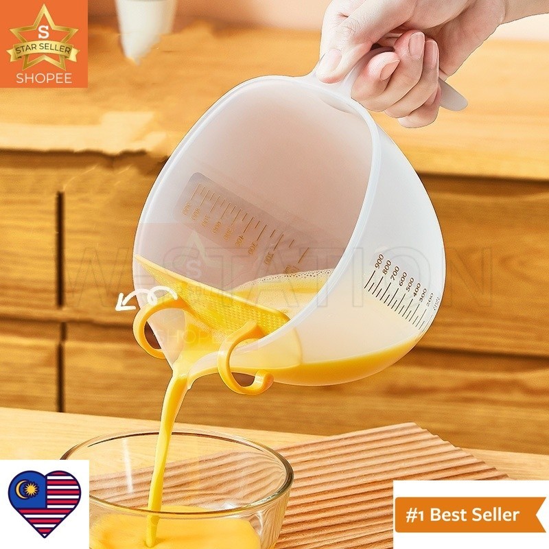(MW)Multi Function Egg Mixing Container High Precision with Filter ...