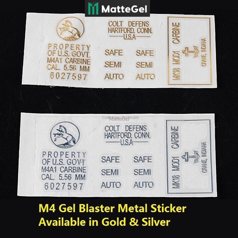 Metal Stickers Gold Silver | Shopee Malaysia