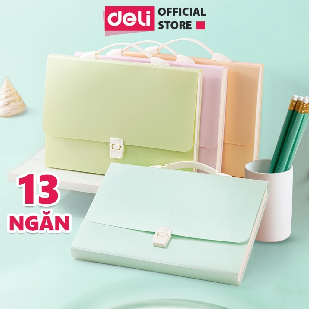 [VPP Deli] A4 Document Filebag 13 Compartments Deli File Bag Expandable ...