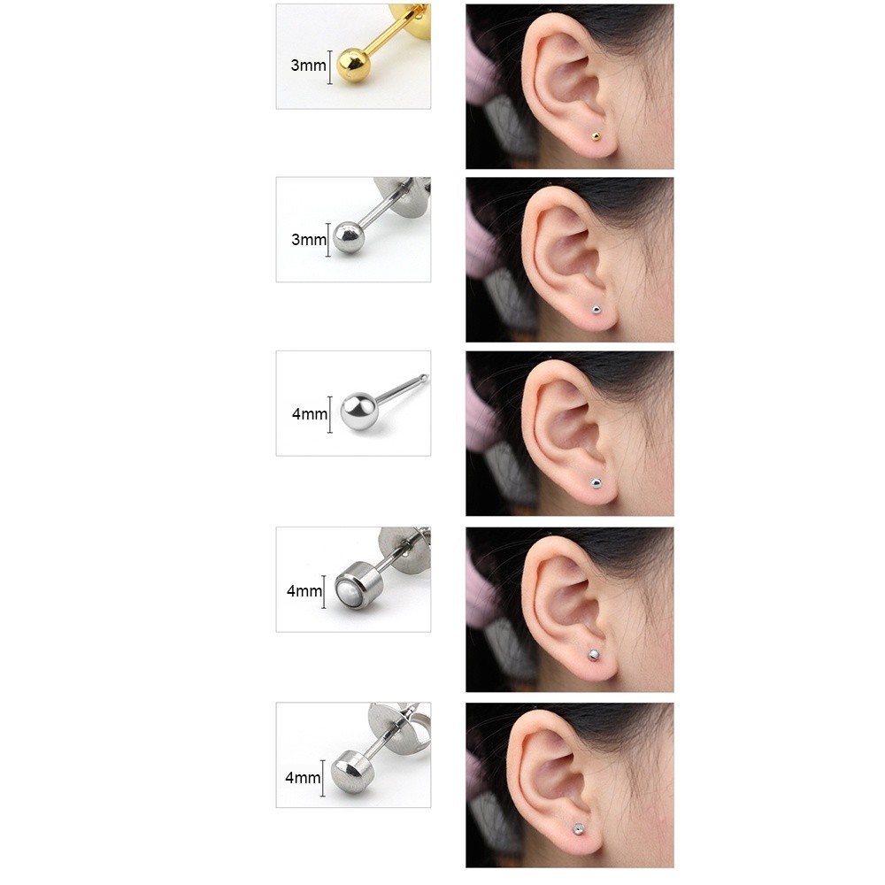 DIY Easy Disposable Sterile Ear Jewelry Piercing Unit Cartilage Tragus ...
