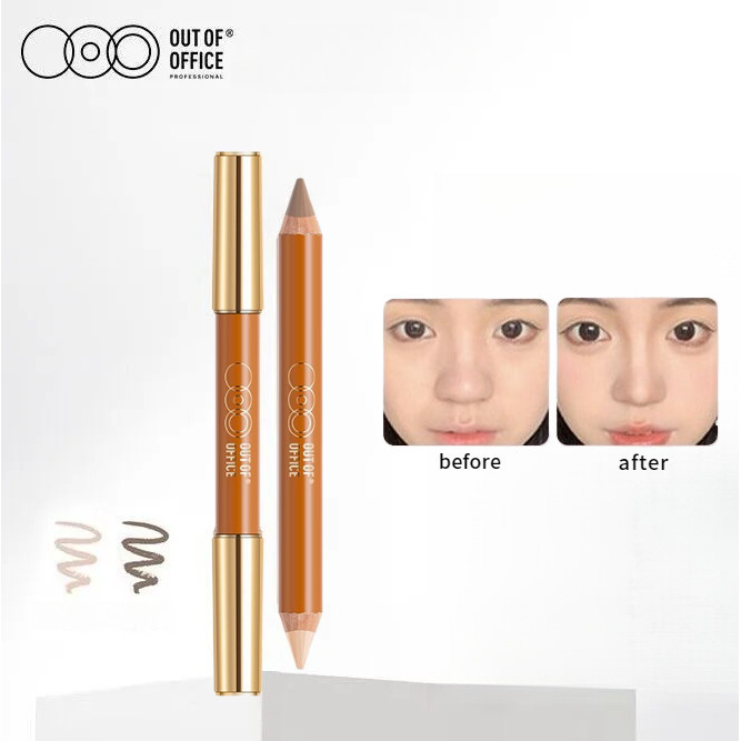 OUTOFOFFICE Contour Pen 双头修容笔人中笔顺滑遮瑕 Double-Ended Contour Pen OOO Shade ...