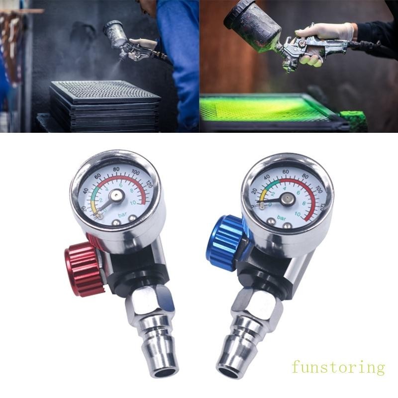 FUN 1 4 Gun-Air Pressure Regulator with Pressure Gauge Practical ...