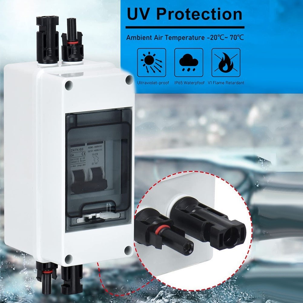 [POWS] DC Isolator Switch PV System Circuit Breaker 2Pin 15/30/40A With ...