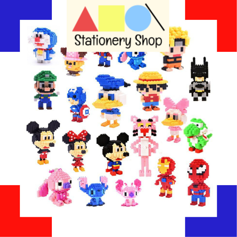 🌸READY STOCK🌸 Disney Cartoon Stitch Blocks Block Nano Magic Block Toy ...
