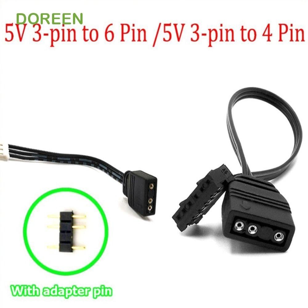 DOREEN Fan Controller Adapter Cable Plug In The Fan Interface 6pin ...