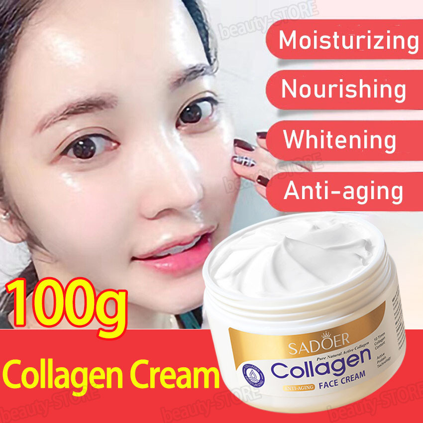 SADOER Collagen Cream Anti Aging Skincare Whitening Lighten Dark Spots ...