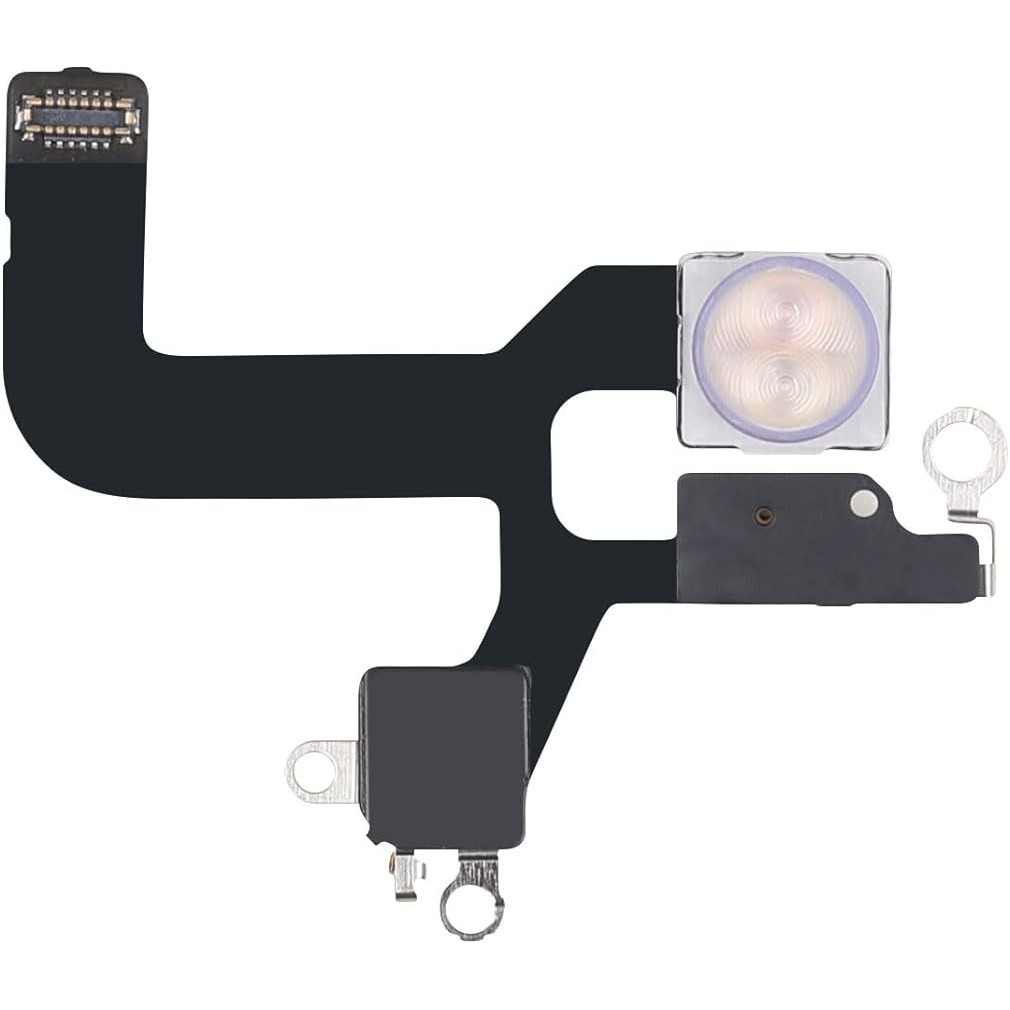 Risidamoy Flash Light Flex Cable Replacement for iPhone 12 Repair Flashlight Part Fix Silent ...