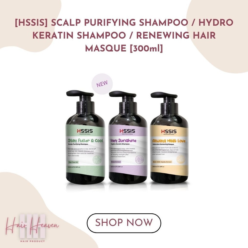 🔥LOWEST PRICE🔥[HSSIS] SCALP PURIFYING SHAMPOO / HYDRO KERATIN SHAMPOO ...