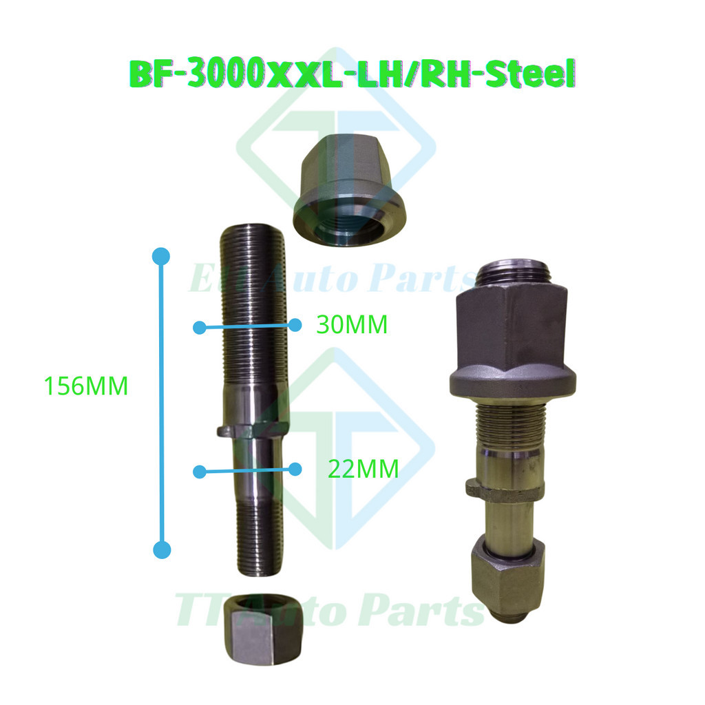 Hino Nissan Fuso BC-3000XXL-LH/RH-Steel Belakang/Rear-30mm Hub Bolt ...