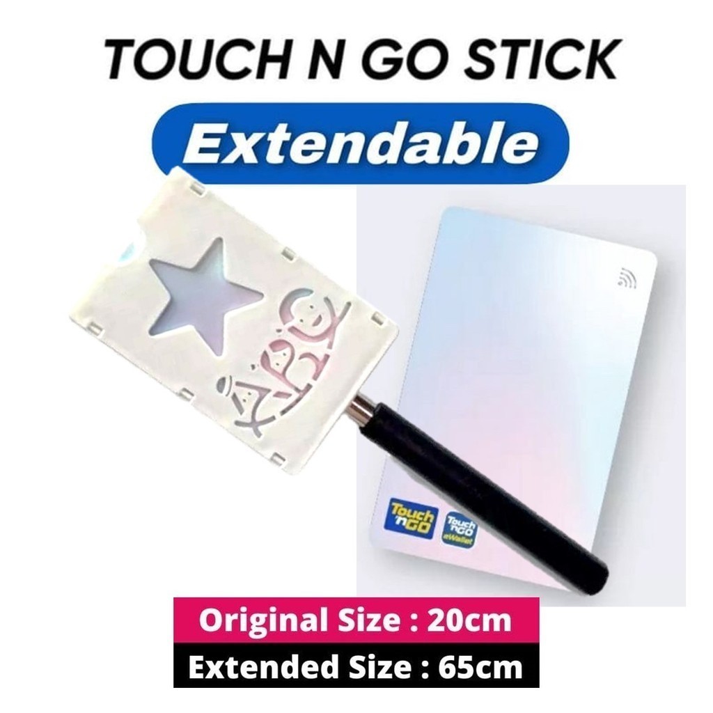 New Telescopic Extender Stick Universal Compatible Card Touch Go Card ...