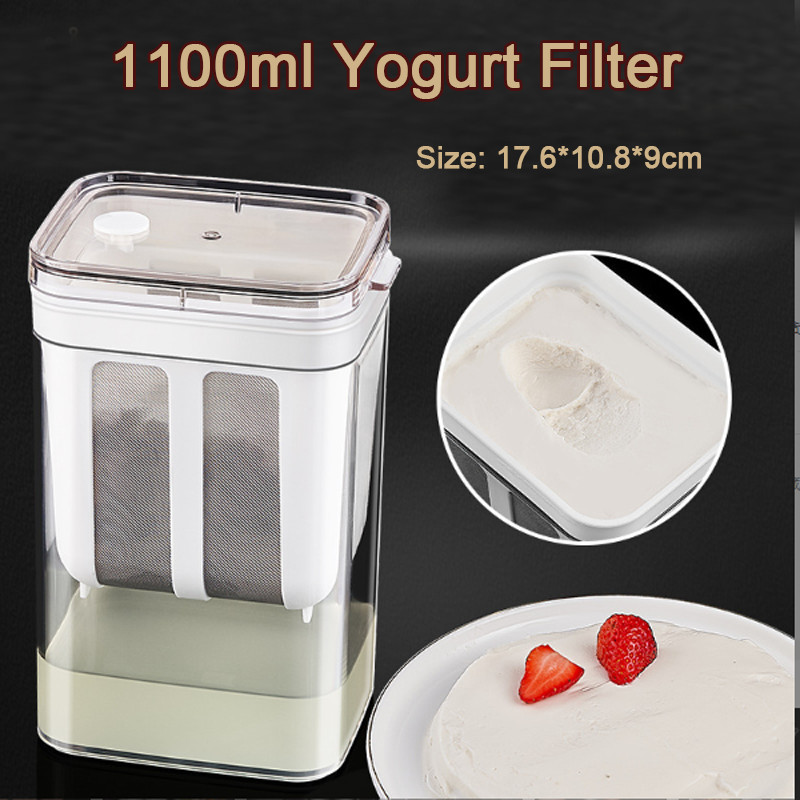 1100ML Yogurt Cheese Maker Filter Food Greek Machine Screen Cold ...