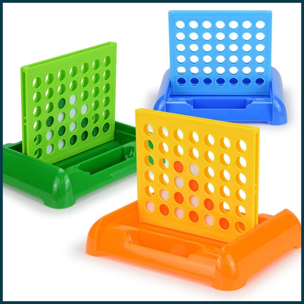 4 in a Row Board Game Foldable Classic Strategy Game Connect The 4 ...