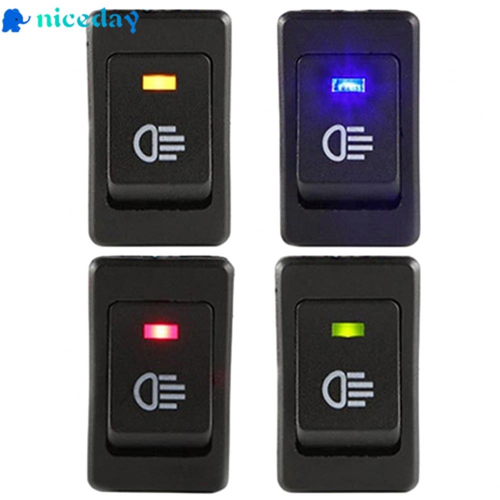 LED Car Switch Indicator Rocker LED ON-OFF Toggle Switch Work Light 4 ...