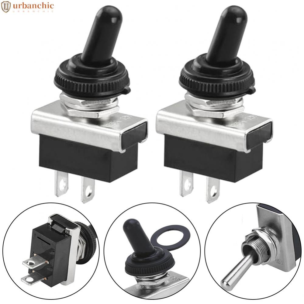 Tough Outdoor Use Locking Toggle Switch Pair Rated at Twelve Volts DC ...