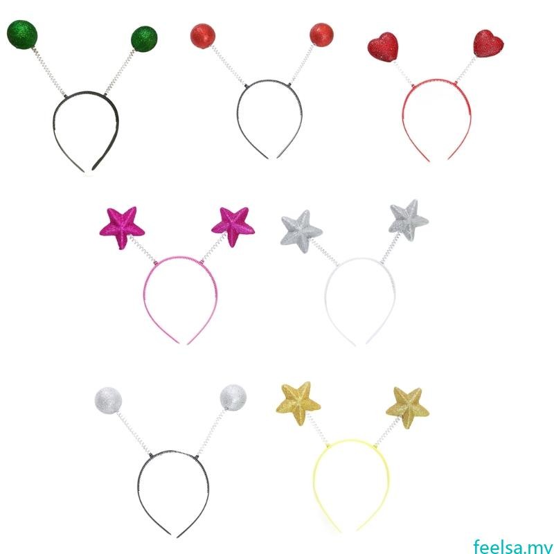 Best Star Headband Alien Hair hoop HeadBopper Alien Antenna Headband ...