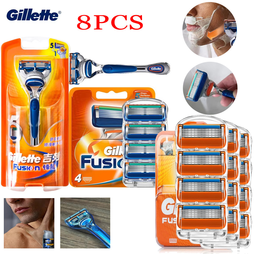 Original Gillette Fusion 5 Razor Blades for Fusion Razor Handle Men ...