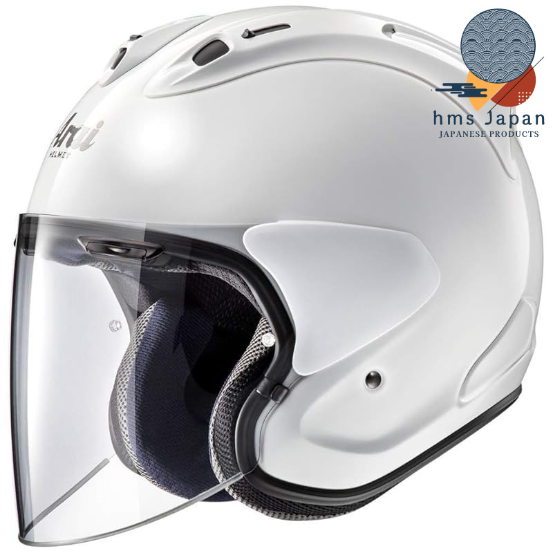 Arai Motorcycle Helmet Jet VZ-RAM Glass White 55-56 cm | Shopee Malaysia