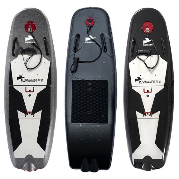 RUSH WAVE Gentian Karbon Papan Luncur Bermotor Elektrik Papan Kuasa Jet ...