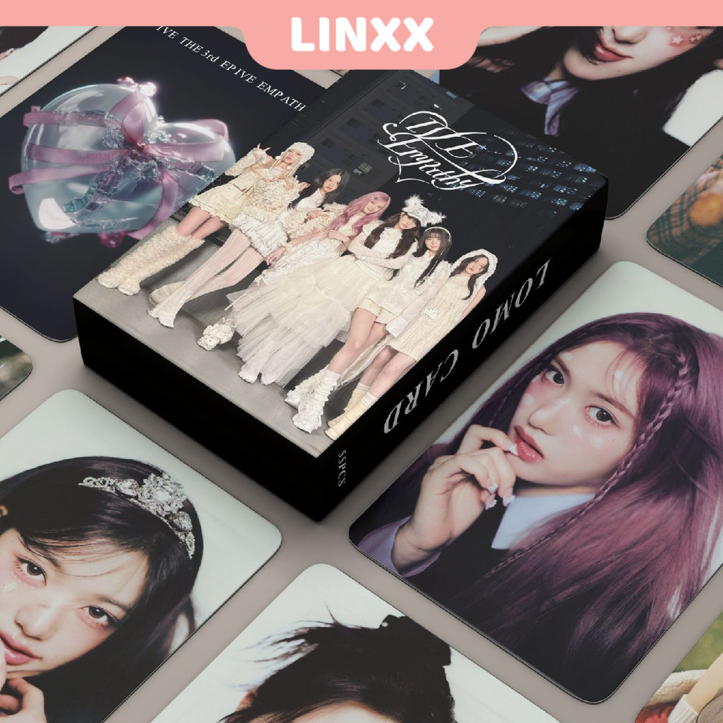 LINXX 55 Pcs IVE EMPATHY Album Lomo Card Kpop Photocards Postcards ...