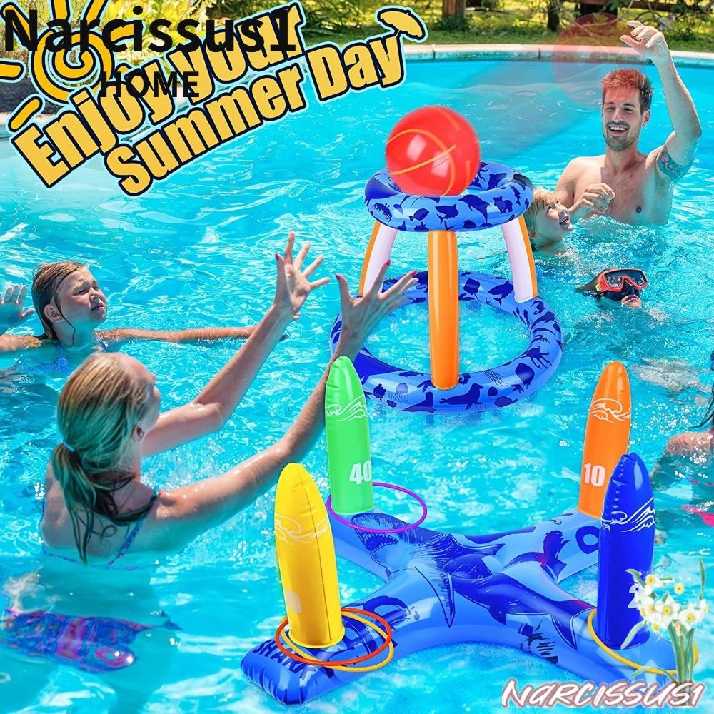 NARCISSUS Floating Pool Toys, Outdoor Beach Party Supplies Inflatable ...