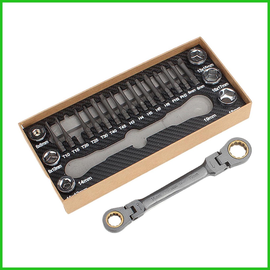 Ratcheting Wrench Set Professional Wrench Set Multifunctional Home ...