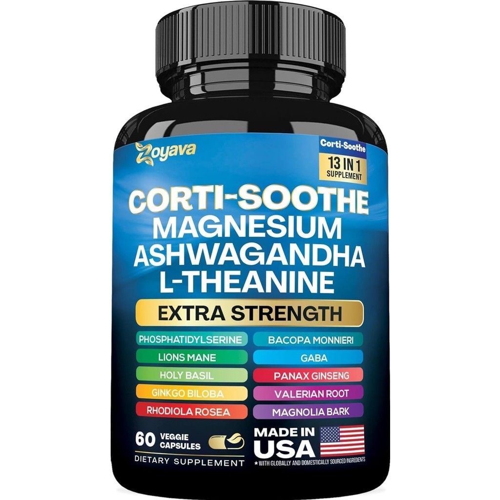 Corti-Soothe Cortisol Support Supplement – 60 Capsules – Features ...