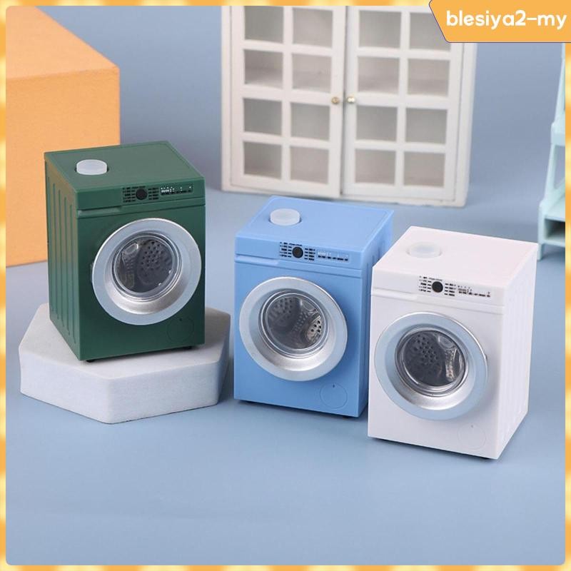 [BlesiyaedMY] 1/12 Scale Washing Machine Simulation Accessories Toy ...
